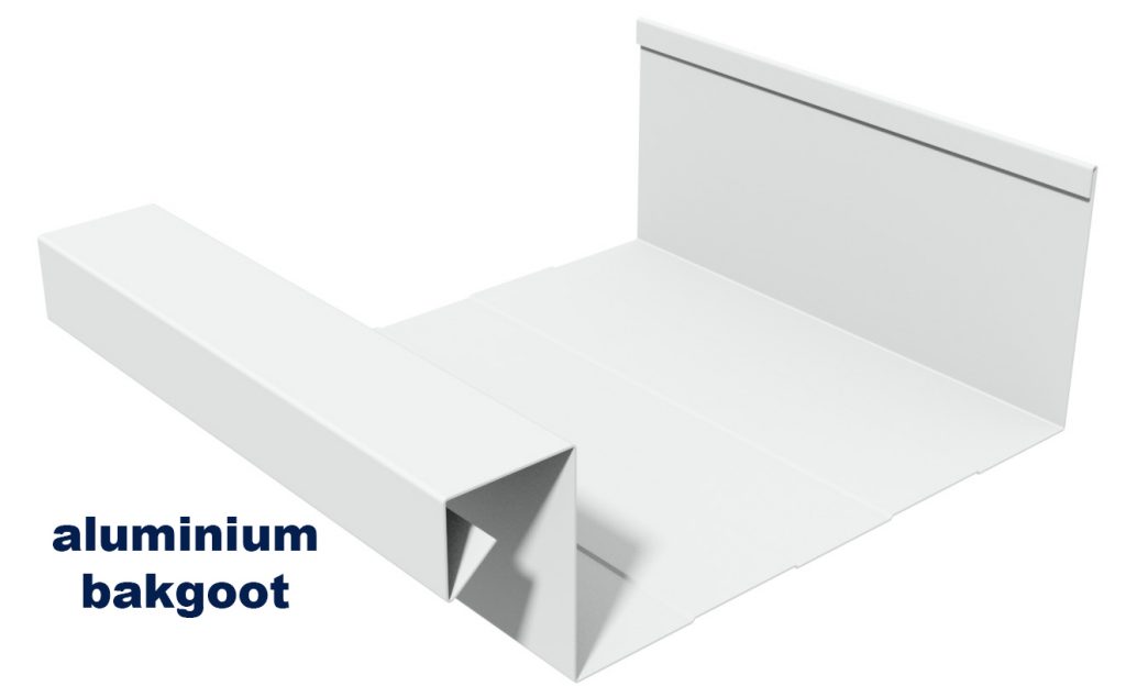 aluminium bakgoot voorbeeld - Raintec