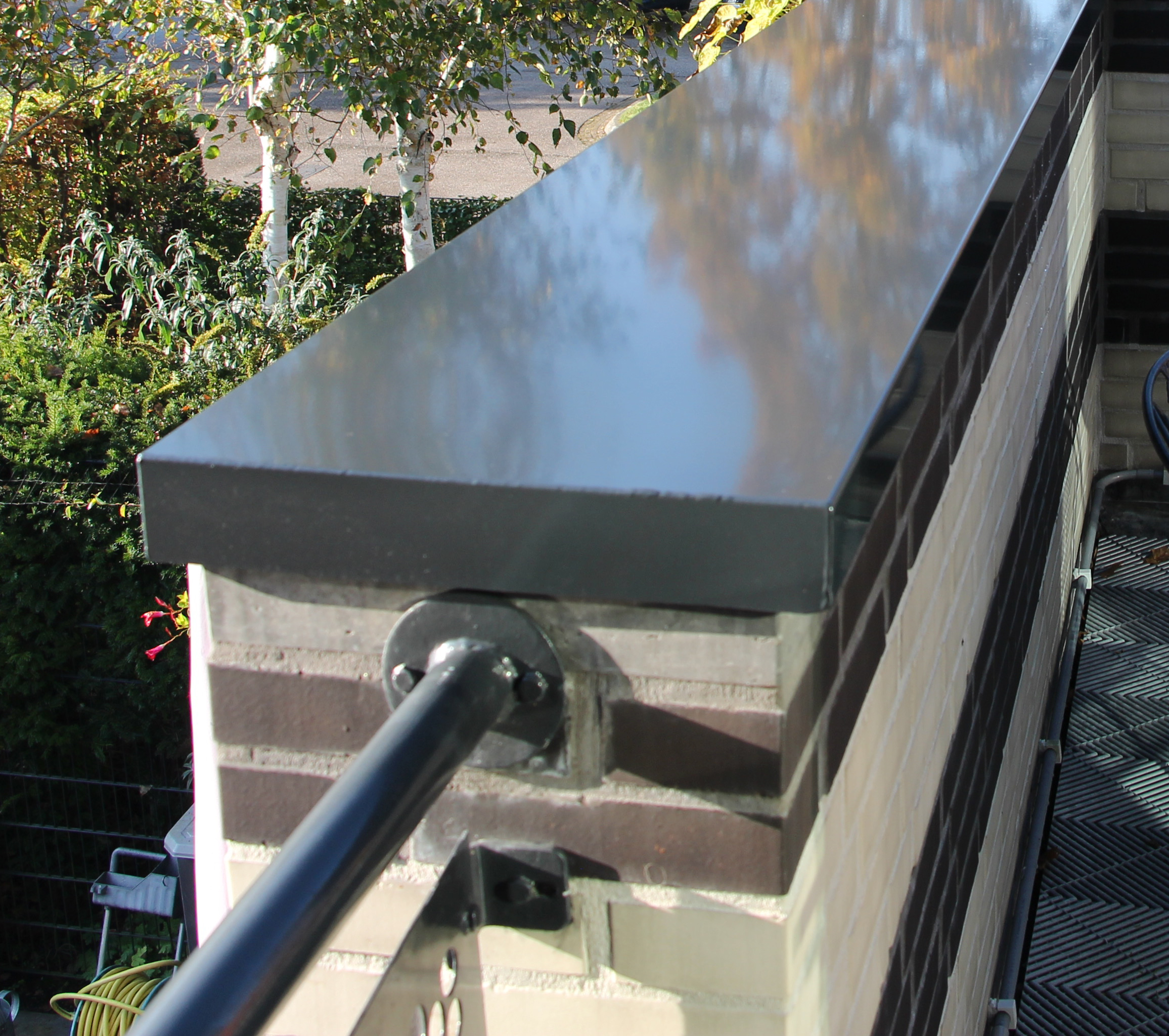 aluminium muurafdekkers voor uw balkon of muur van RainTec