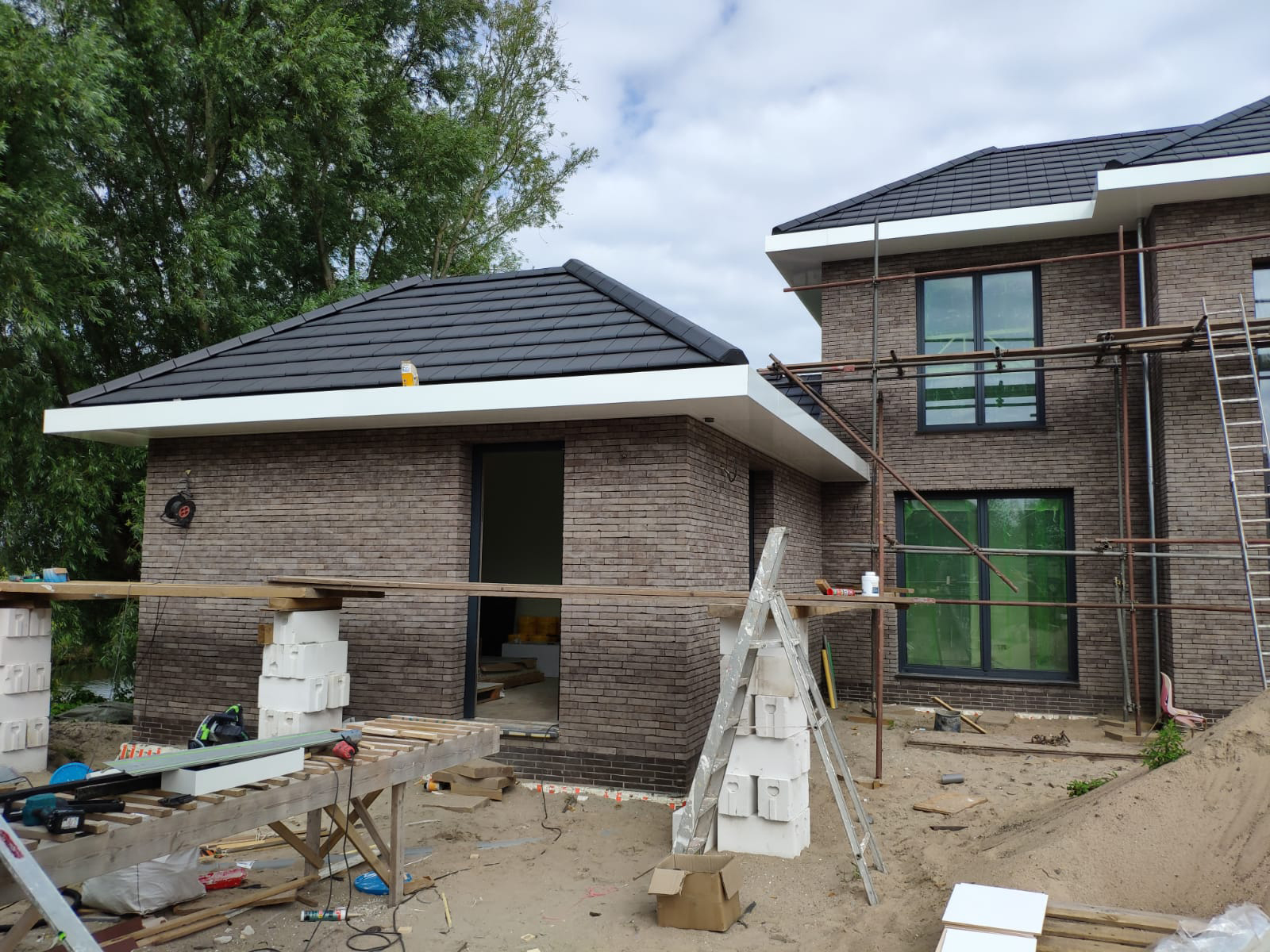 aluminium overstek / boeiboorden woning - Raintec